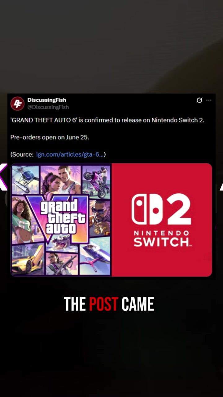 GTA 6 Nintendo Switch 2 Rumor Debunked: Confirmed Platforms Only